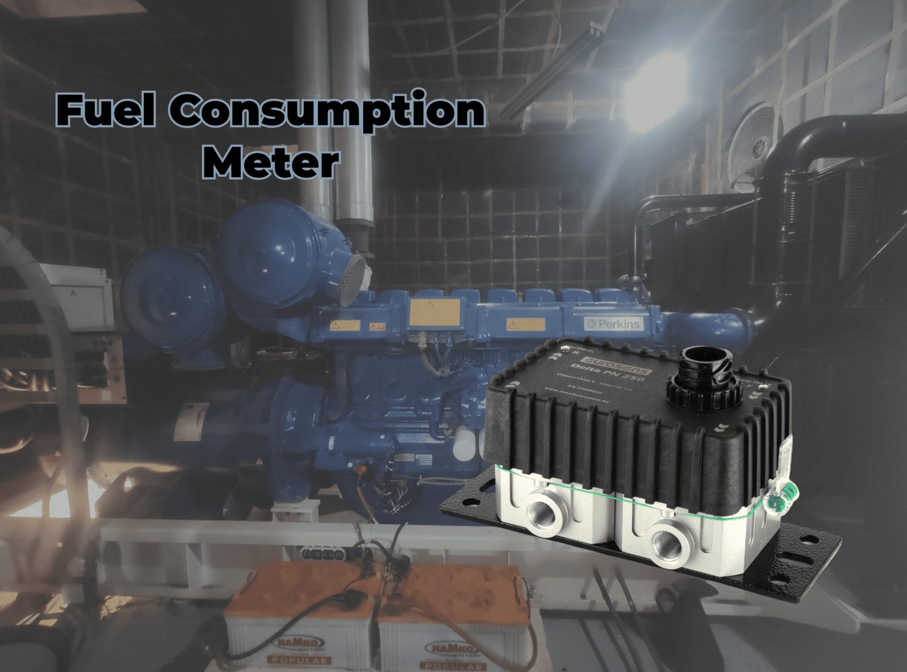 Installing Fuel Consumption Meter Delta in Generator at Sea Pearl ...
